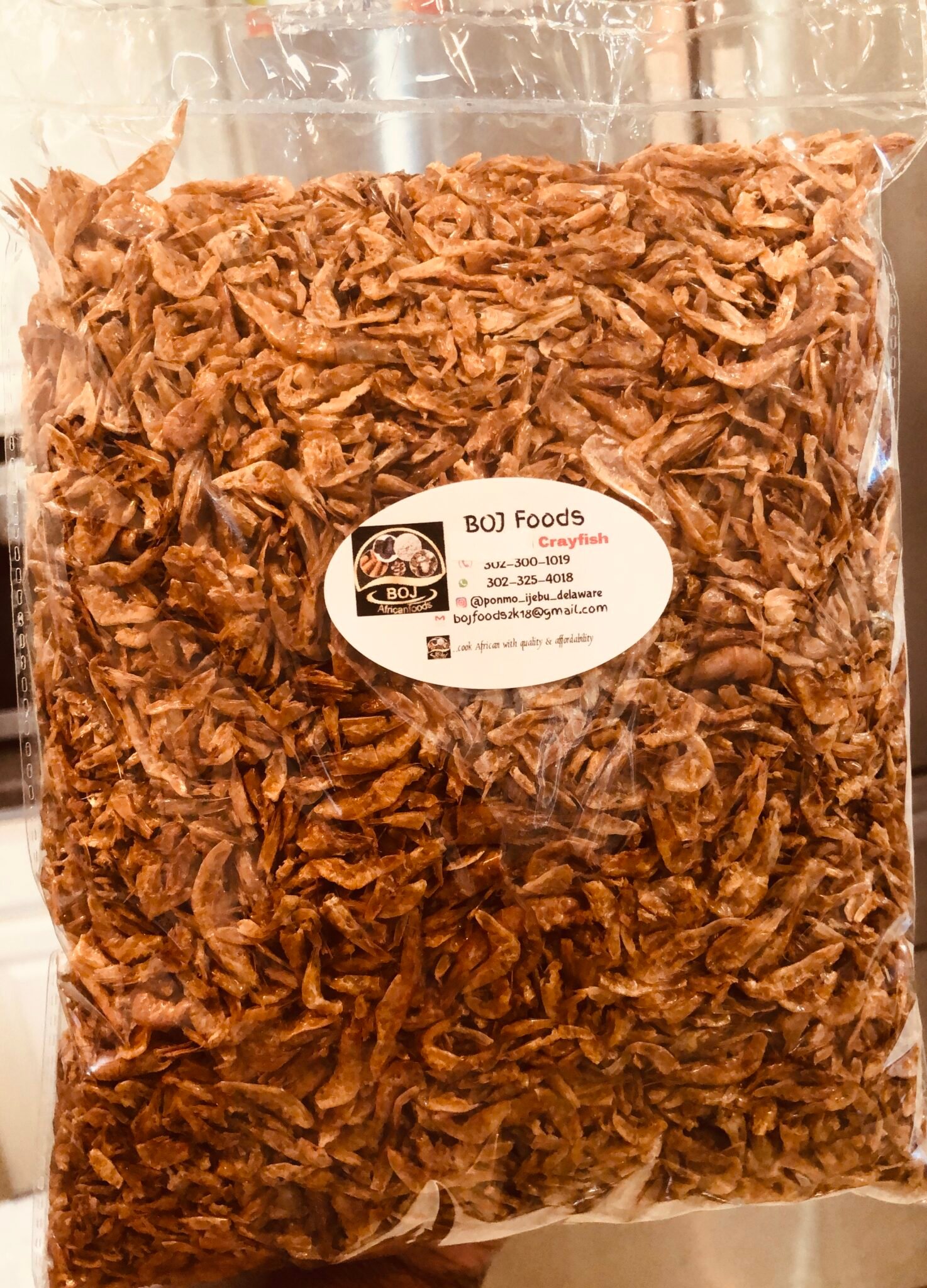 Crayfish- Whole Oron crayfish - BOJ African Shop